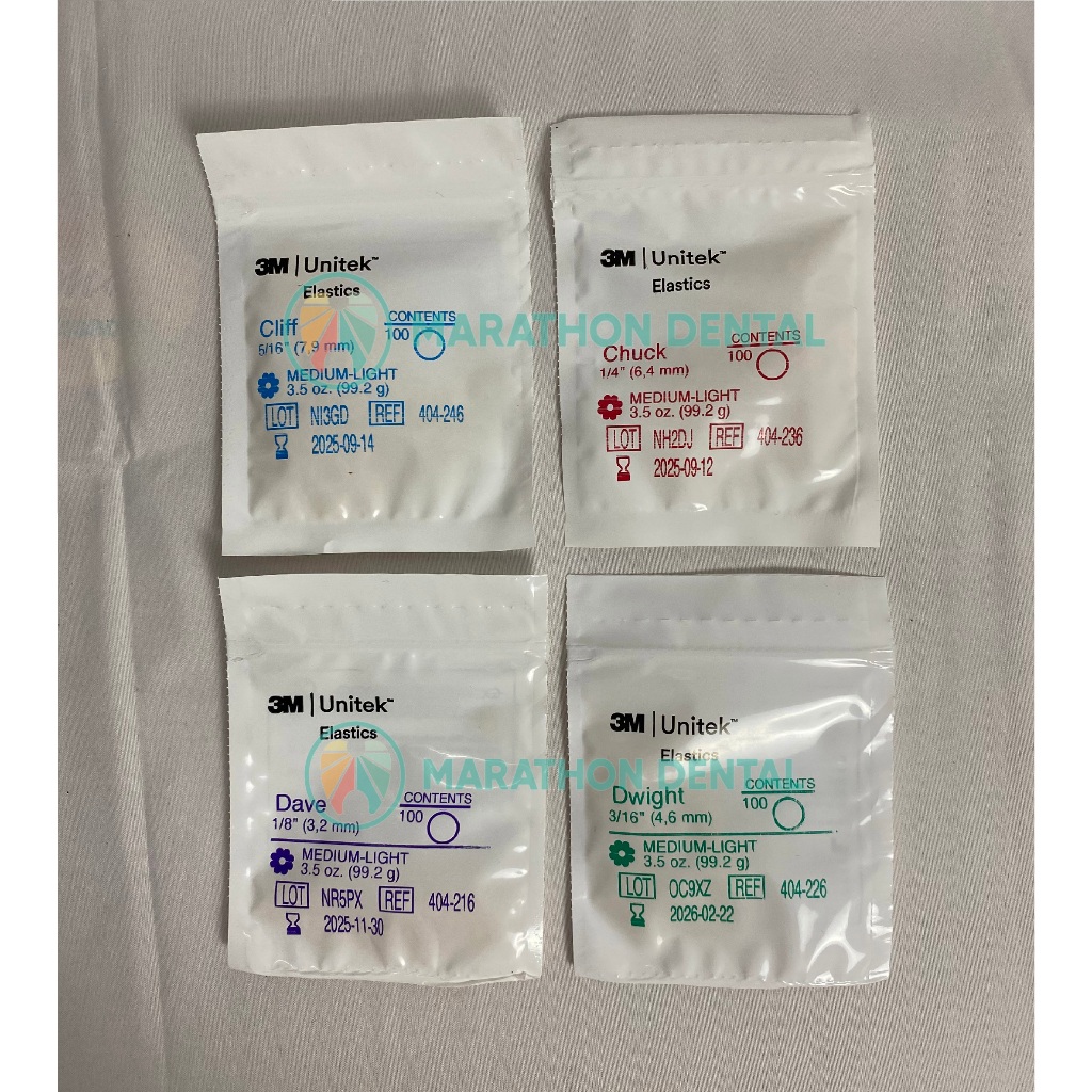 [1 TÚI] Thun kéo niền răng, chun liên hàm 3M Unitek Elastics 3.5; 4.0 ...