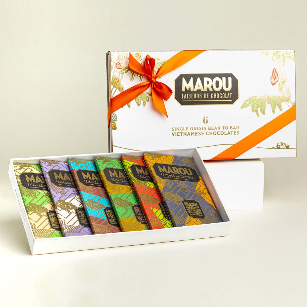 SET Quà tặng sô-cô-la Marou Single Origin (6 thanh x 24g) | Shopee Việt Nam