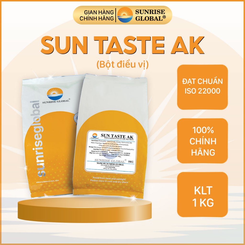 Bột điều vị SUN TASTE AK cho thực phẩm - [0,5kg - 1kg] | Shopee Việt Nam