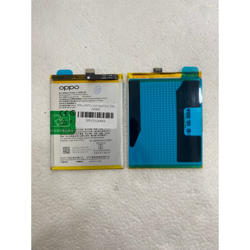 PIN OPPO A91/BLP765 ZIN HÃNG | Shopee Việt Nam