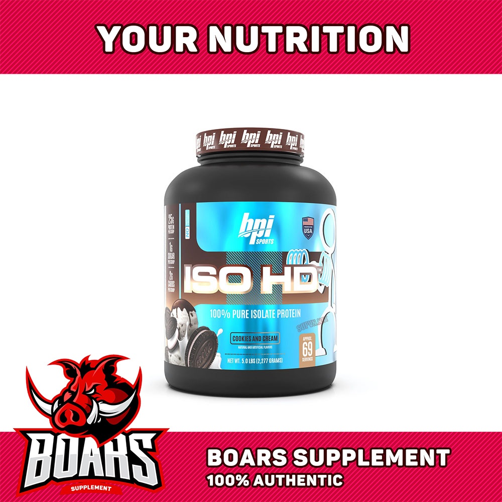 BPI ISO HD 100% PURE ISOLATE PROTEIN 5LBS | SỮA WHEY HỖ TRỢ TĂNG CƠ BẮP ...