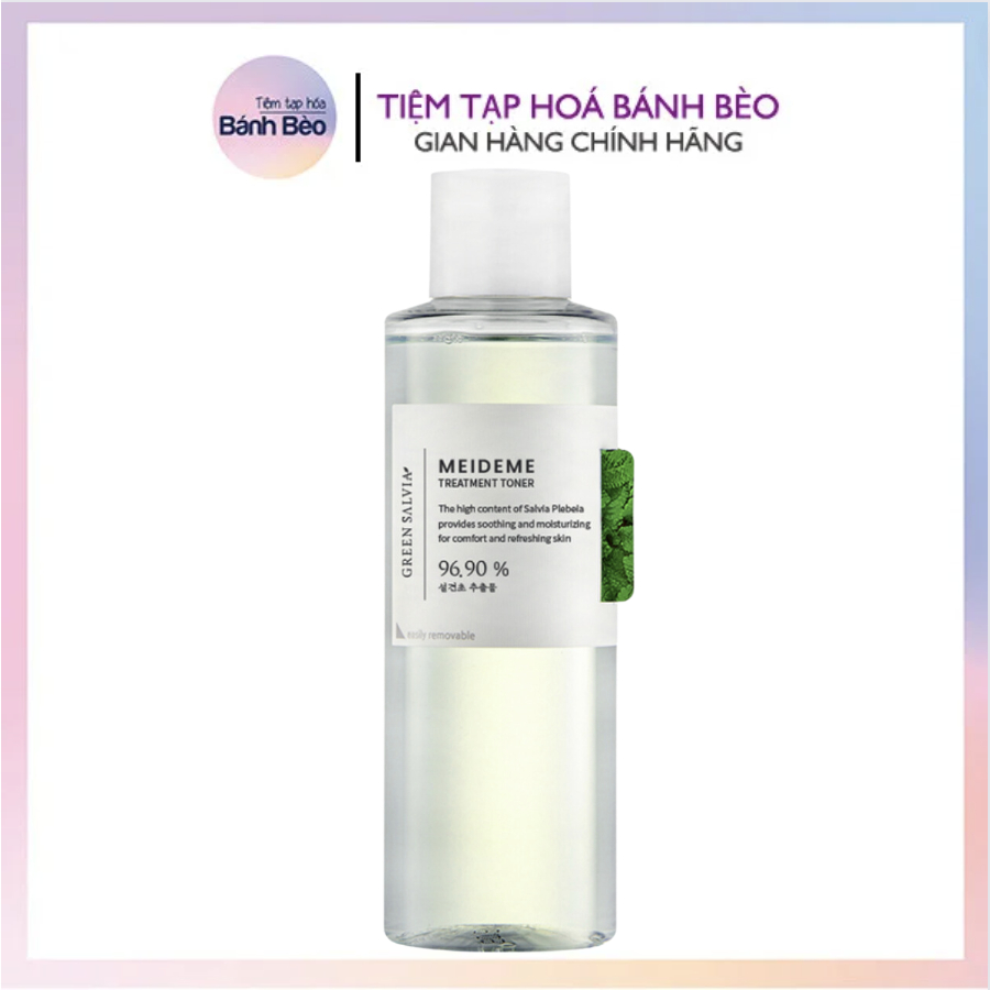 TONER Thuần Chay Giảm Mụn, Giảm Kích Ứng MEIDEME Green Salvia Treatment ...