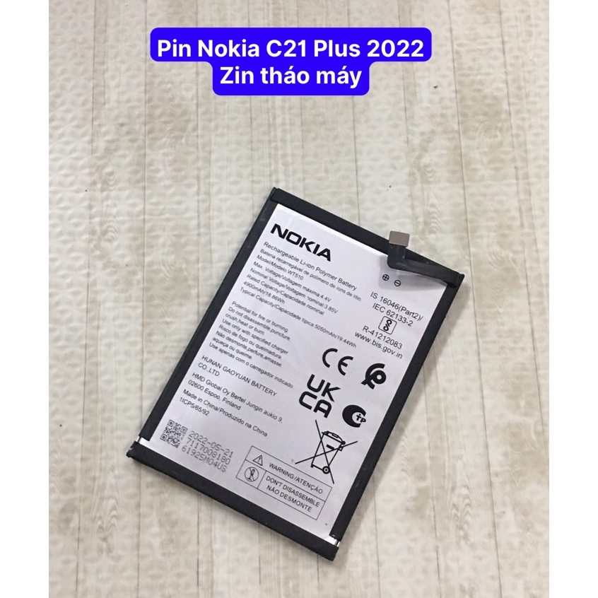 Pin Nokia C21 Plus 2022, WT510 (Zin Bóc máy) | Shopee Việt Nam