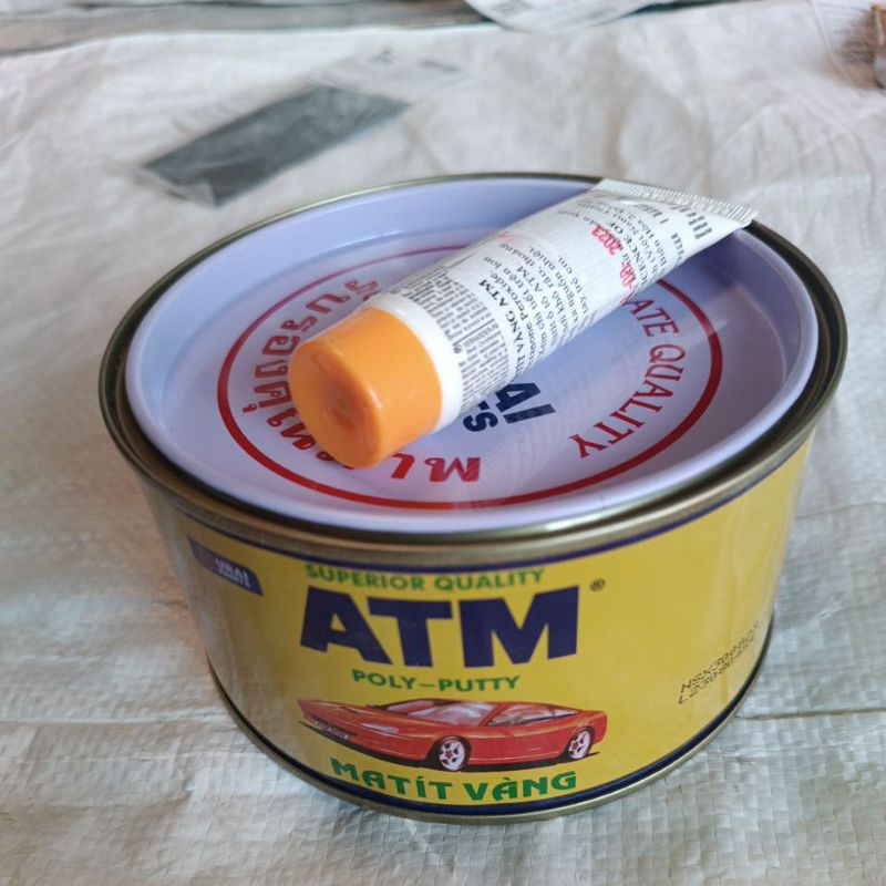 Keo matit ATM vàng 2 thành phần giúp tái tạo bề mặt xe,... | Shopee ...