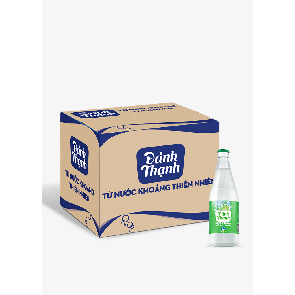 [HỎA TỐC] Nước Khoáng Ngọt Có Ga Đảnh Thạnh Hương Chanh Thùng 12 Chai Sành Thủy Tinh 460ml ...