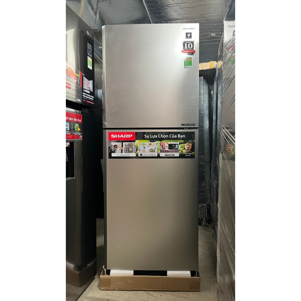 Tủ lạnh Sharp Inverter 330 lít SJ-XP352AE-SL model 2023 - Dienmaykhore | Shopee Việt Nam