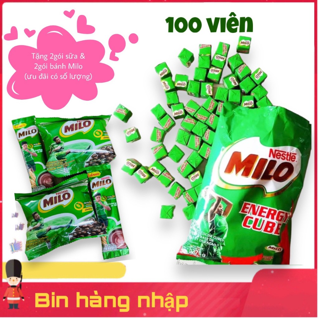 100 viên kẹo milo cube thái lan túi 275gram | Shopee Việt Nam