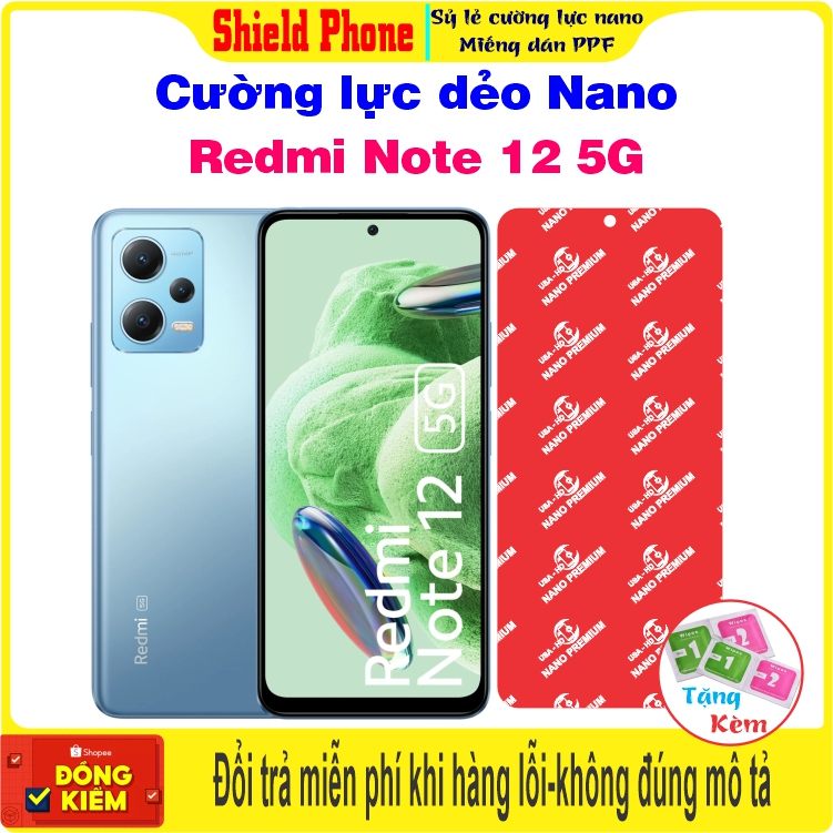 Cường lực dẻo bảo vệ màn hình điện thoại Redmi Note12 5G (Redmi Note 12 ...