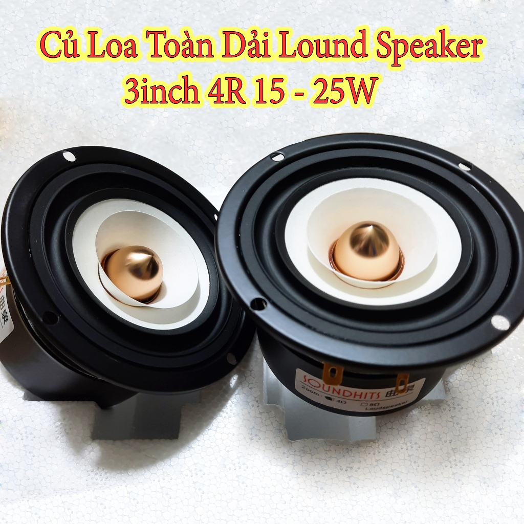 Loa toàn dải Lound Speaker 3 inch 4R 15 - 30W | Shopee Việt Nam
