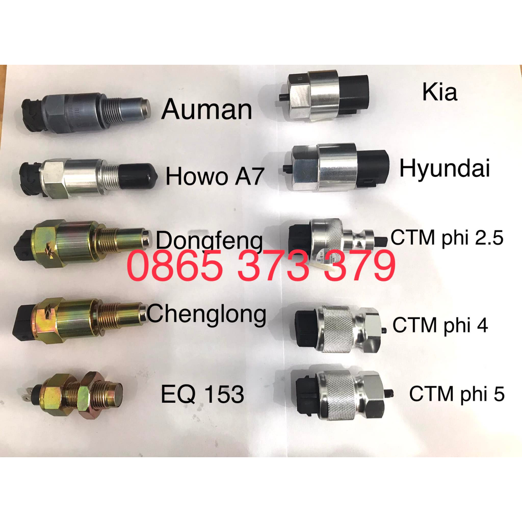 Núm báo, cảm biến vong tua km auman, howo, chenglong, dongfeng, kia ...