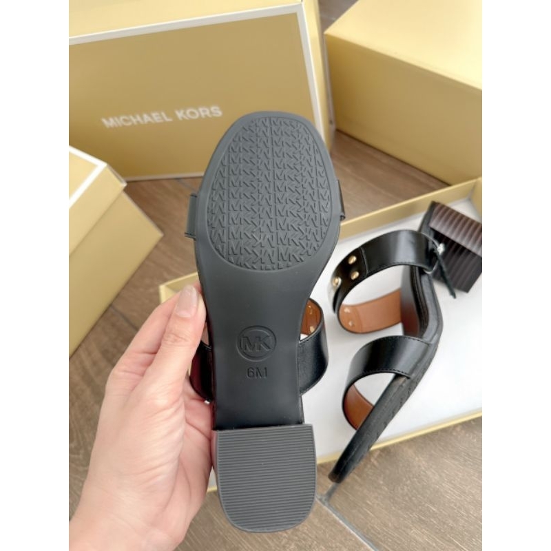 Guốc MK micheal kors plate heeld slide 5 phân full hộp | Shopee Việt Nam