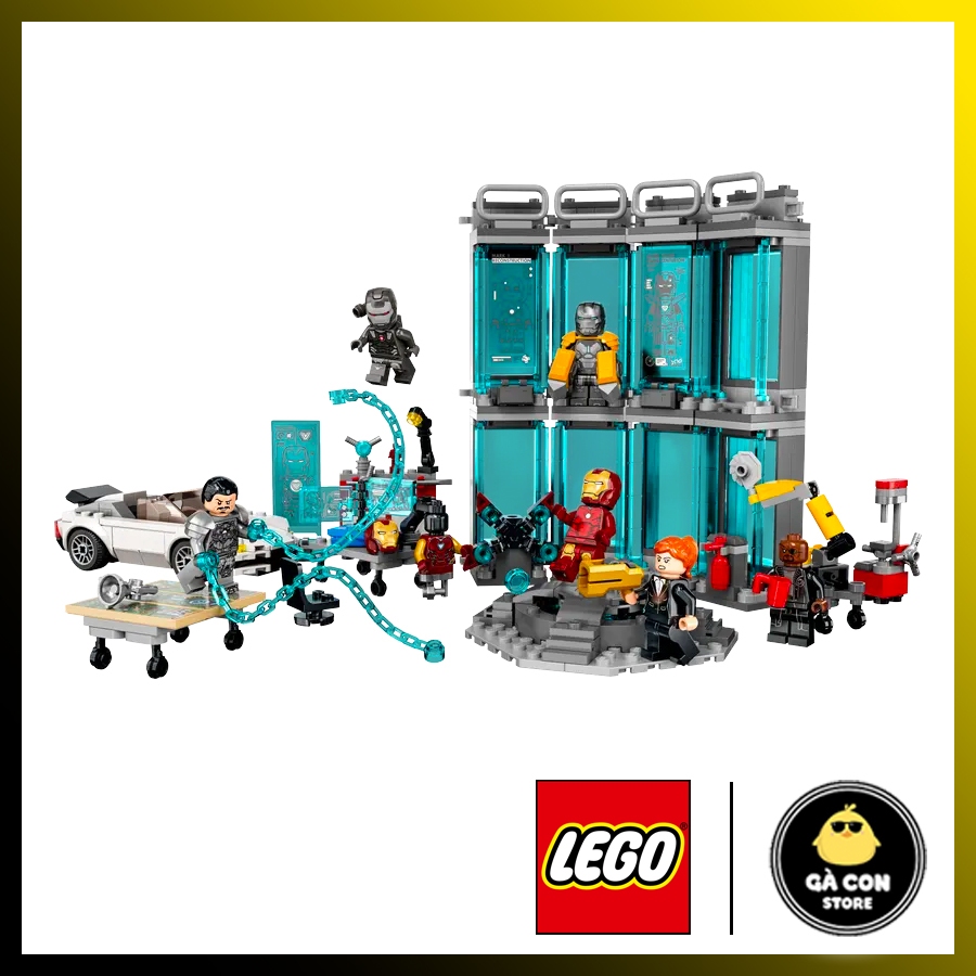 Lego MARVEL 76216 Iron Man Armory | Shopee Việt Nam