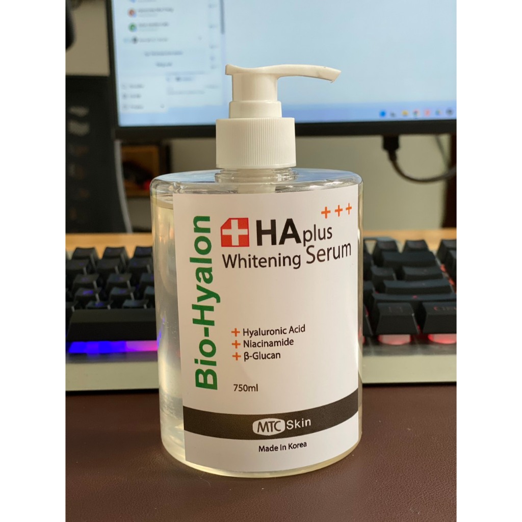 Serum HA PLUS Whitening (750ml) - SERUM CẤP ẨM, TRẮNG SÁNG DA | Shopee ...