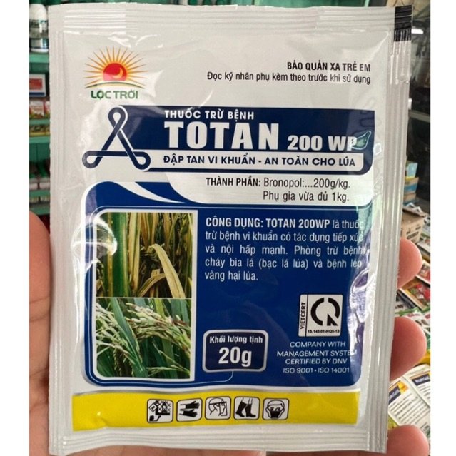 TOTAN 200WP gói 20g đập tan vi khuẩn , an toàn cho lúa | Shopee Việt Nam