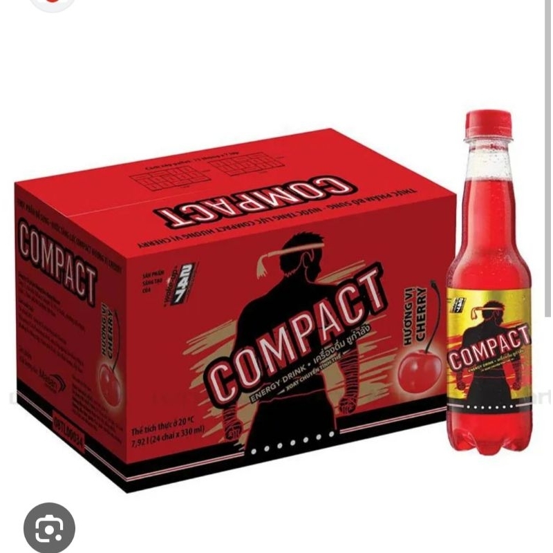 THÙNG 24 CHAI NƯỚC TĂNG LỰC COMPACT [24 CHAI x 330ML] | Shopee Việt Nam