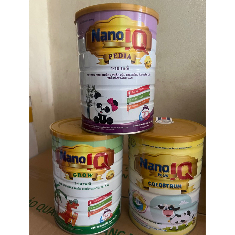 Sữa bột Nano IQ : Pedia, Grow, Colostrum 800g | Shopee Việt Nam