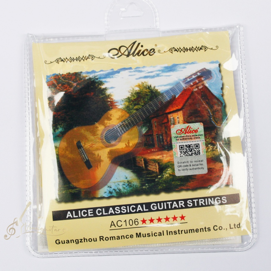 Dây đàn guitar classic Alice A106 chính hãng có bán lẻ từng dây nilon cho đàn ghi ta cổ điển ...