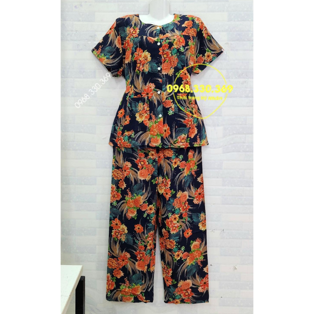 Đồ bộ tole nhung bà già loại 1 nhiều họa tiết đẹp | Shopee Việt Nam