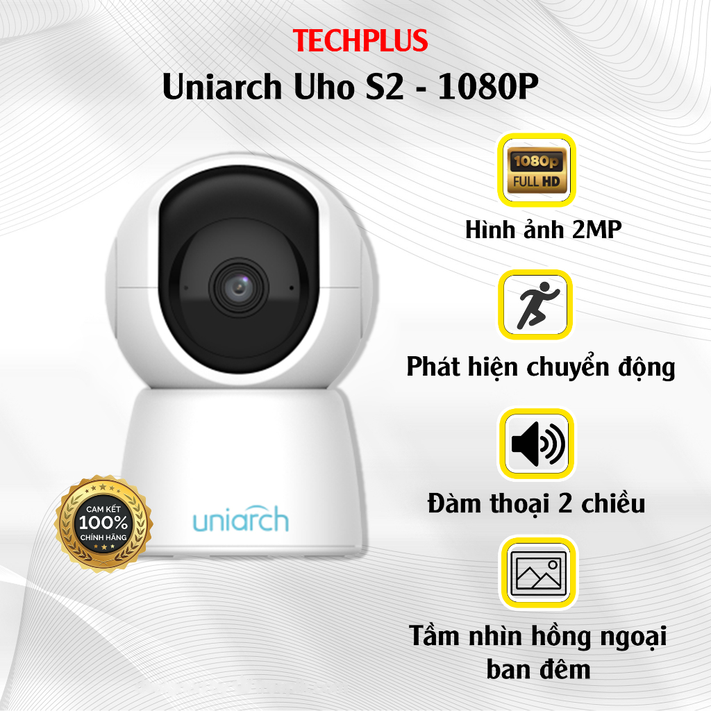 Camera Wifi UNV UHO-S2 2MP quay 360 - Chính hãng bảo hành 2 năm ...