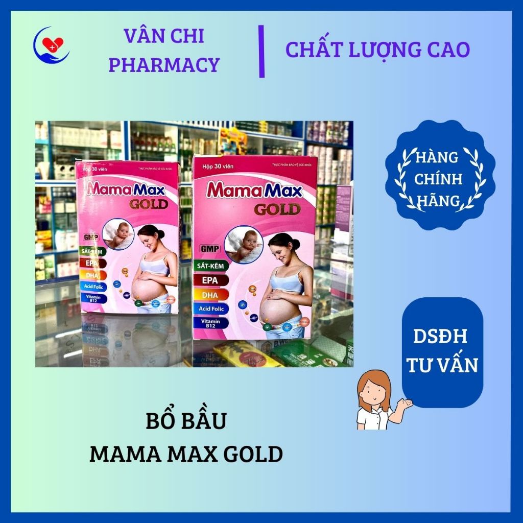 Viên uống bổ bầu Mama Max GOLD | Shopee Việt Nam
