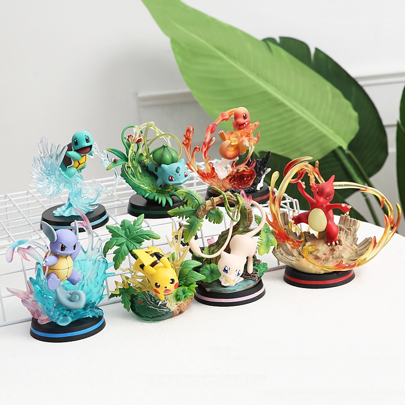 [CÓ LED] Mô hình figure Pokemon G5 cực đẹp pikachu vulpix alola ...