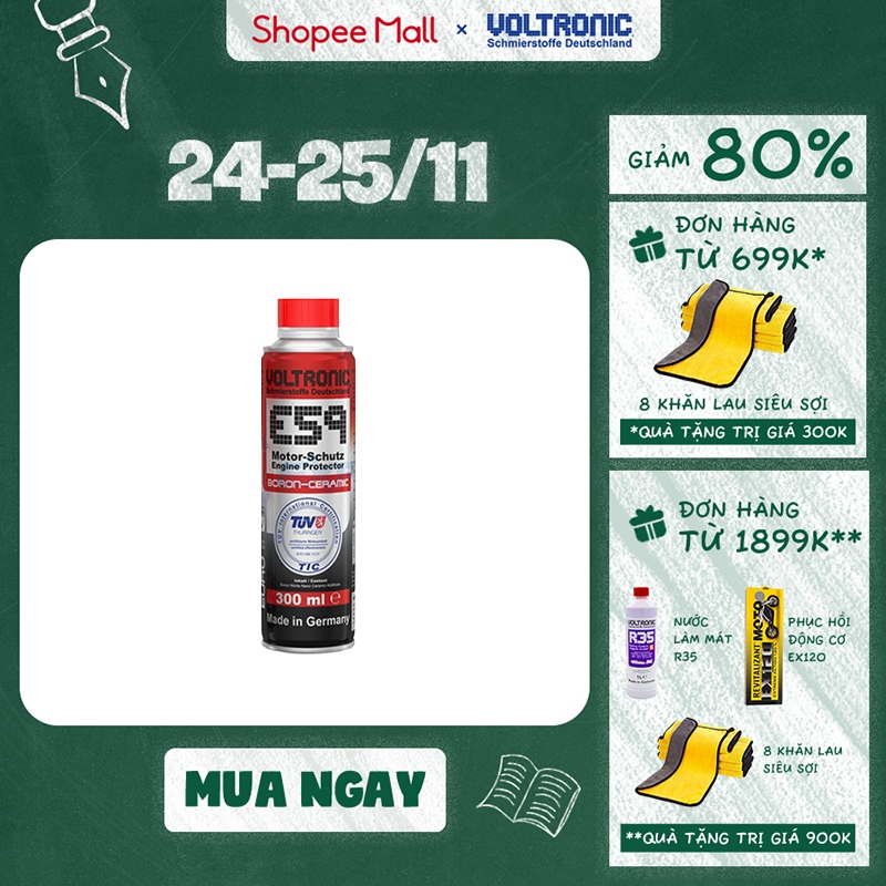 Phụ gia phủ sứ cao cấp nhập khẩu đức VOLTRONIC e59 ceramic | Shopee Việt Nam