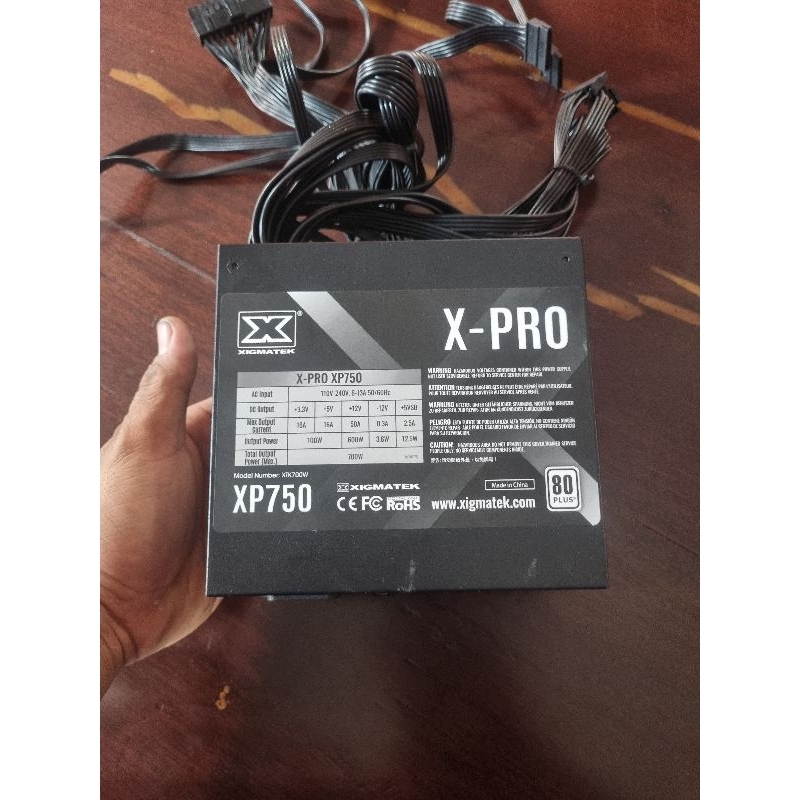 nguồn Xigmatek X-Pro xp750 700w chuẩn 80 plus trắng | Shopee Việt Nam