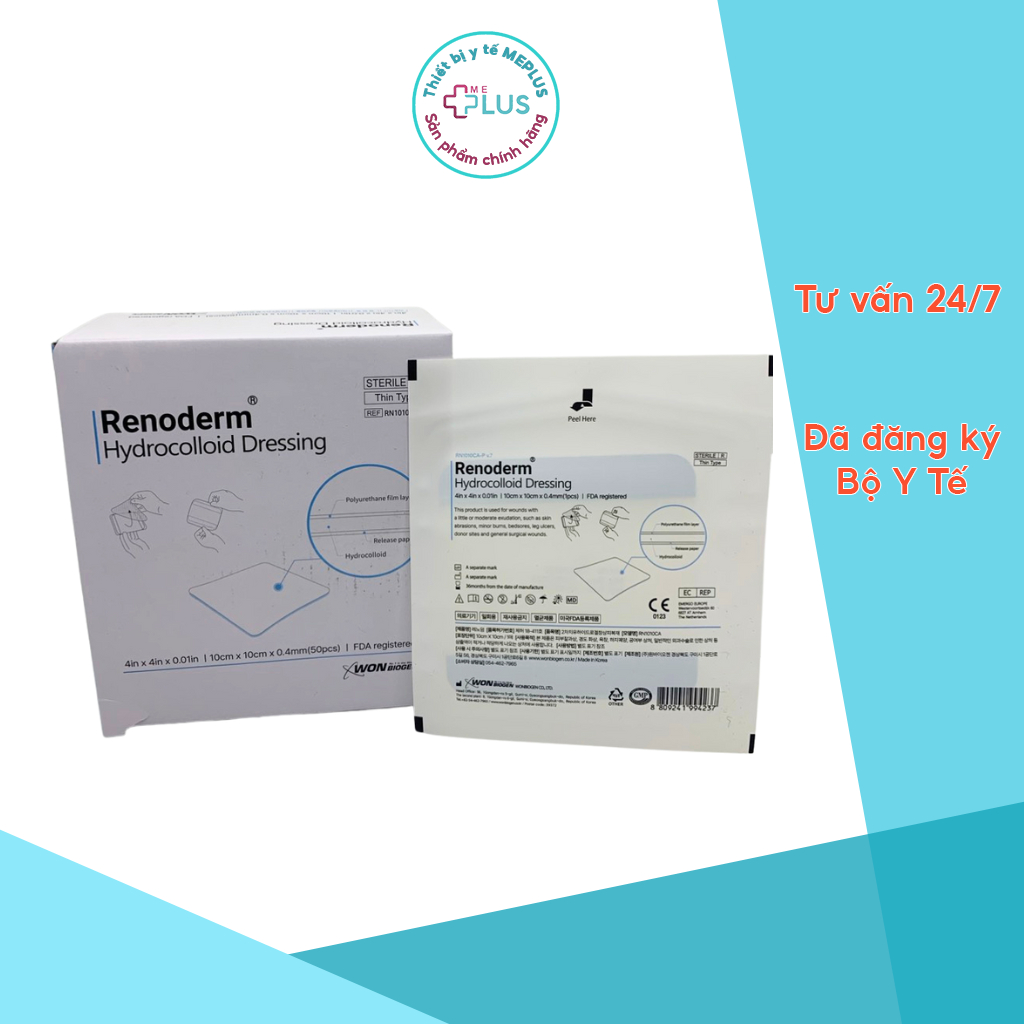 Băng dán Hydrocolloid Renoderm, dán vết thương, dán mụn hút dịch tốt ...