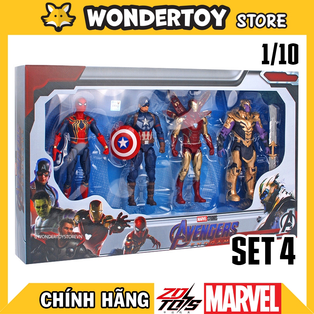 Bộ Mô hình Chính Hãng ZD Toys Marvel Avengers Endgame Spider-man ...