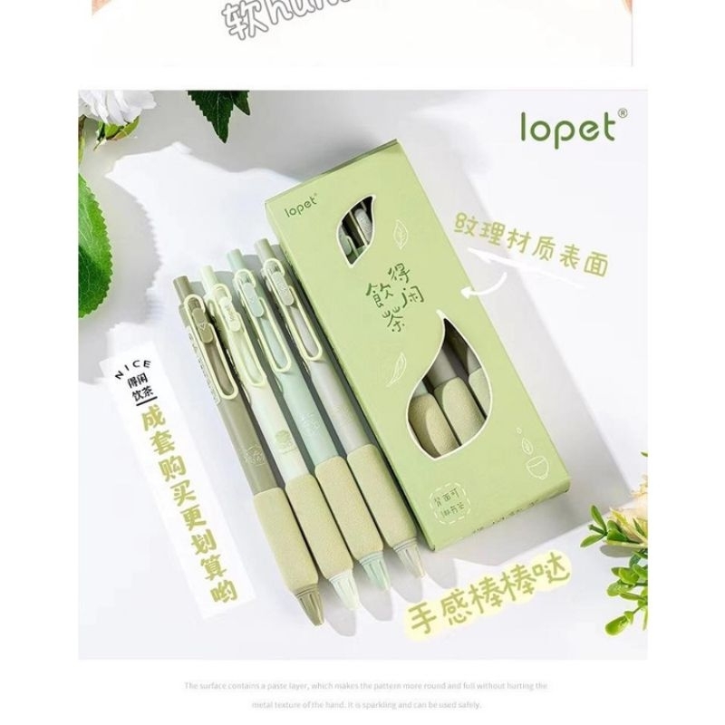 Bút gel Lopet Matcha mực đen | Shopee Việt Nam