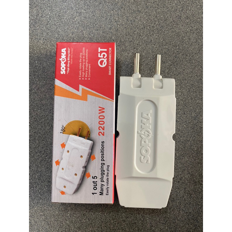Ổ chia 1 ra 5 hàng sapoka chính hãng | Shopee Việt Nam