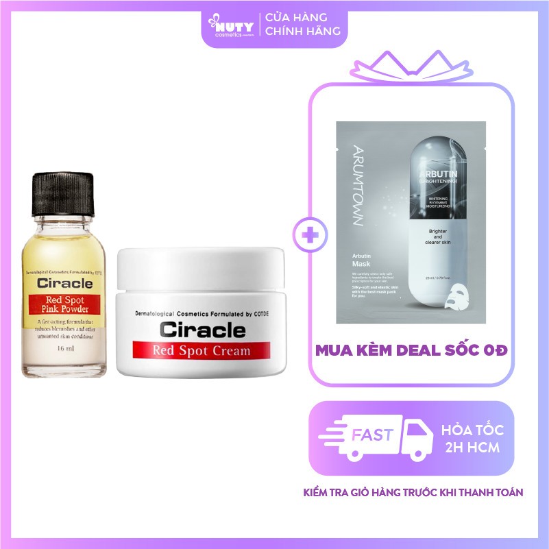 Kem Dưỡng Ngăn Ngừa Mụn Ciracle Red Spot Cream (30ml), Dung Dịch Chấm ...