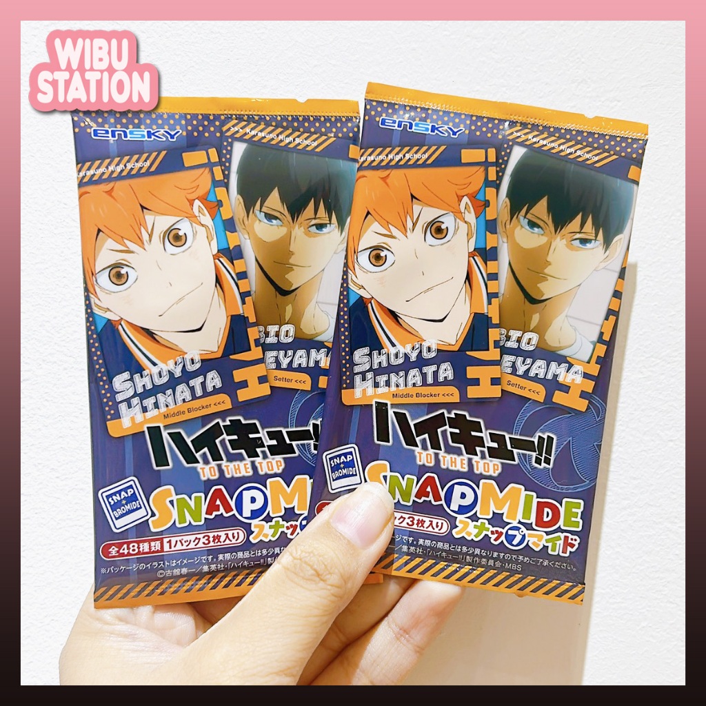 [WibuStation] Thẻ card nhân phẩm Snapmide Haikyuu Vol 1 | Shopee Việt Nam