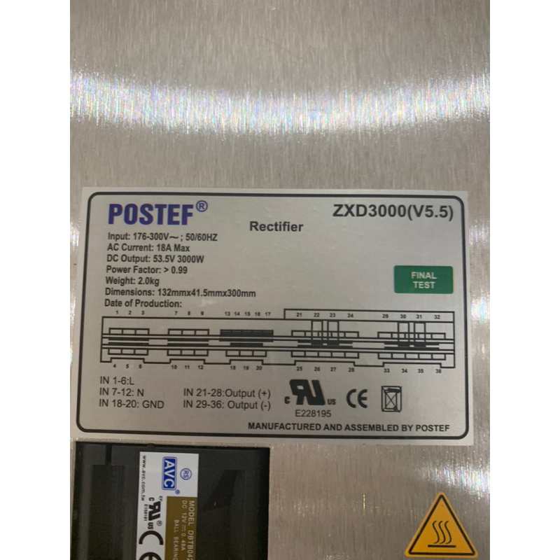 Bộ chuyển đổi Rectifier 48VDC 3000W của Postef | Shopee Việt Nam