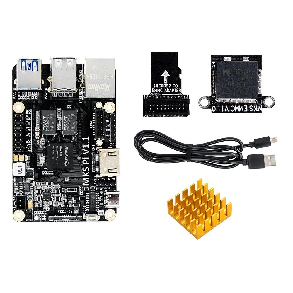 Board MKS Pi V1.1 + LCD TFT 3.5 inch chạy Klipper firmware danh cho máy ...