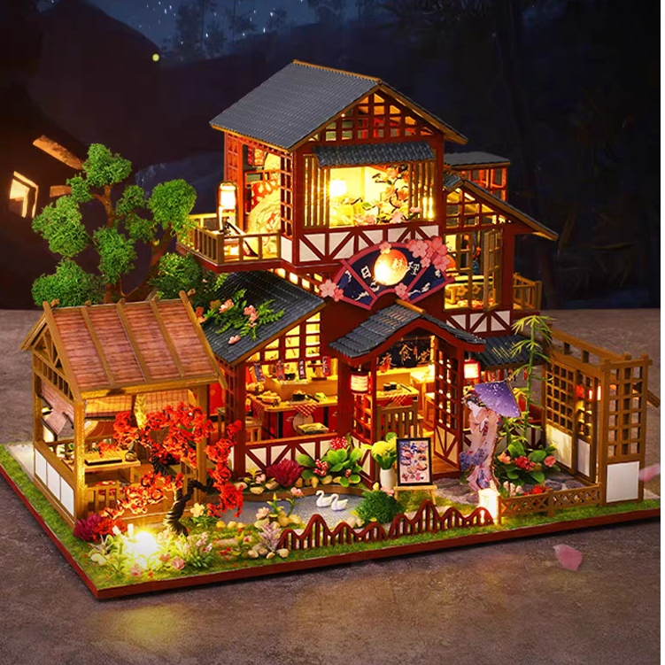 Kèm Mica và keo dán gỗ - Mô hình nhà gỗ búp bê Dollhouse lắp ráp DIY- P015 Cest La Vie | Shopee ...