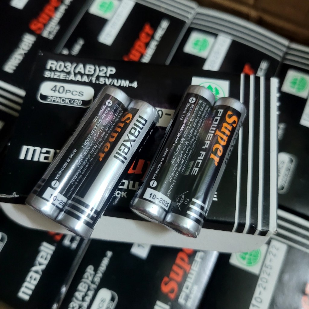 Hộp 40 viên pin tiểu nhỏ Maxell AAA (3A) hàng xịn | Shopee Việt Nam