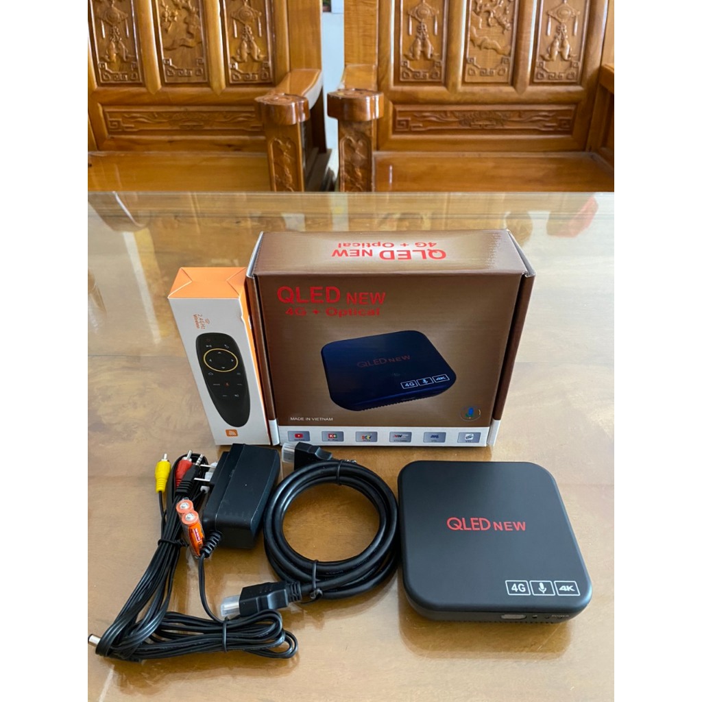 TiviBox QLed New K+ Bluetooth Ram 4g Giọng Nói | Smart Box Android ...