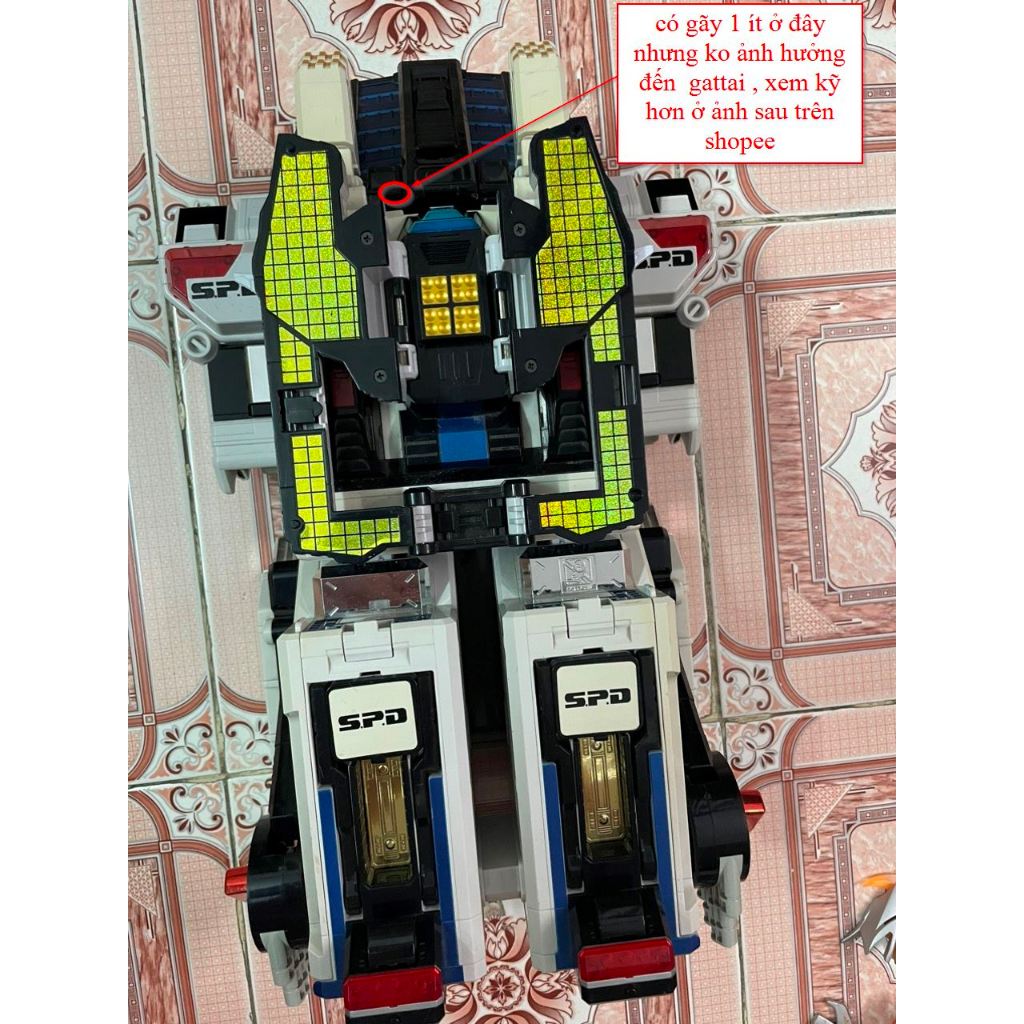 Mô hình DX SPD Dekaranger - Chính Hãng Bandai - Super Sentai Dekaranger ...