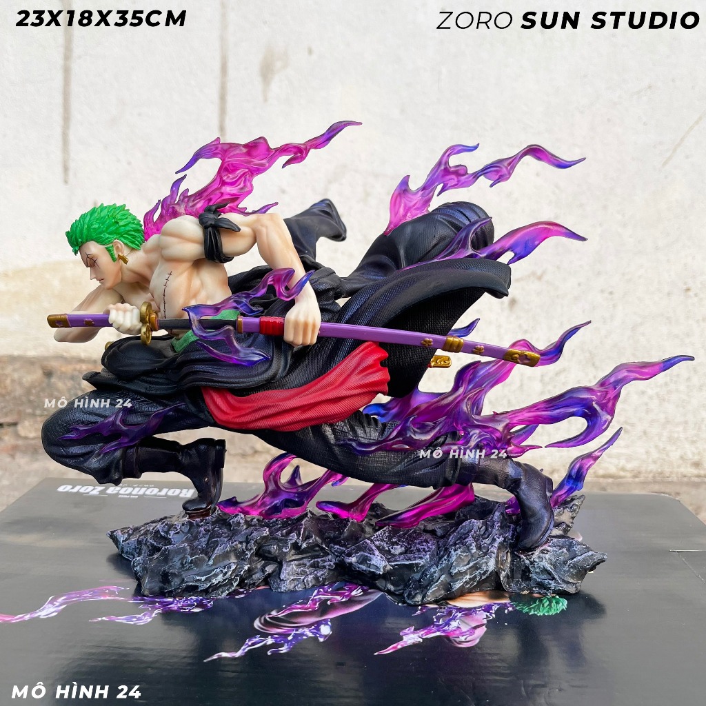 [ẢNH TỰ CHỤP] Mô hình Zoro Sun Studio full haki pvc cao cấp figure one ...
