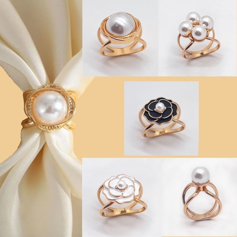 Khuy cài khăn quàng cổ lụa Trendy Cài Áo Nút thắt khăn lụa quàng cổ Bandana Ghim Cài Áo Nút khăn ...