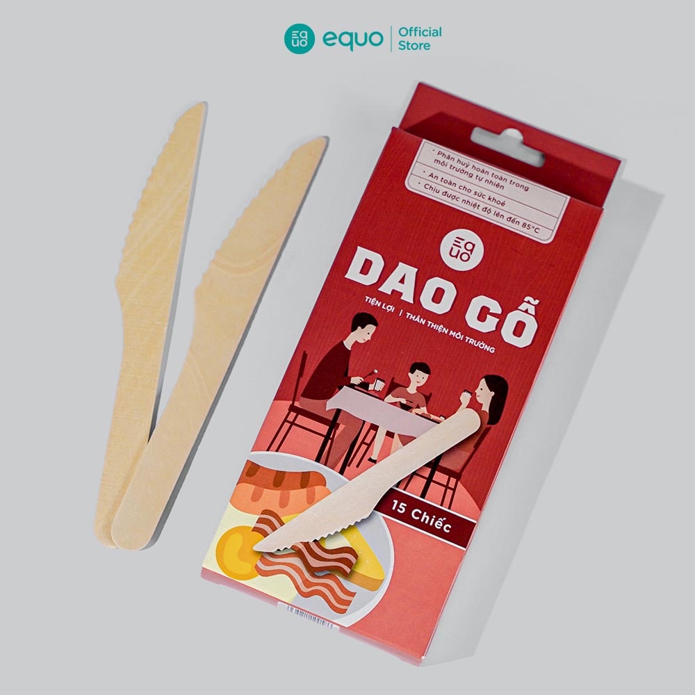 Dao gỗ EQUO phân hủy hoàn toàn hộp 15 chiếc kích thước 165x23mm ...