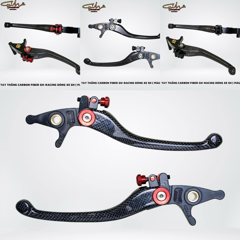 Tay thắng Carbon Fiber SH GH Racing : SH Ý, SHVN, SH 350i , SH300 ...
