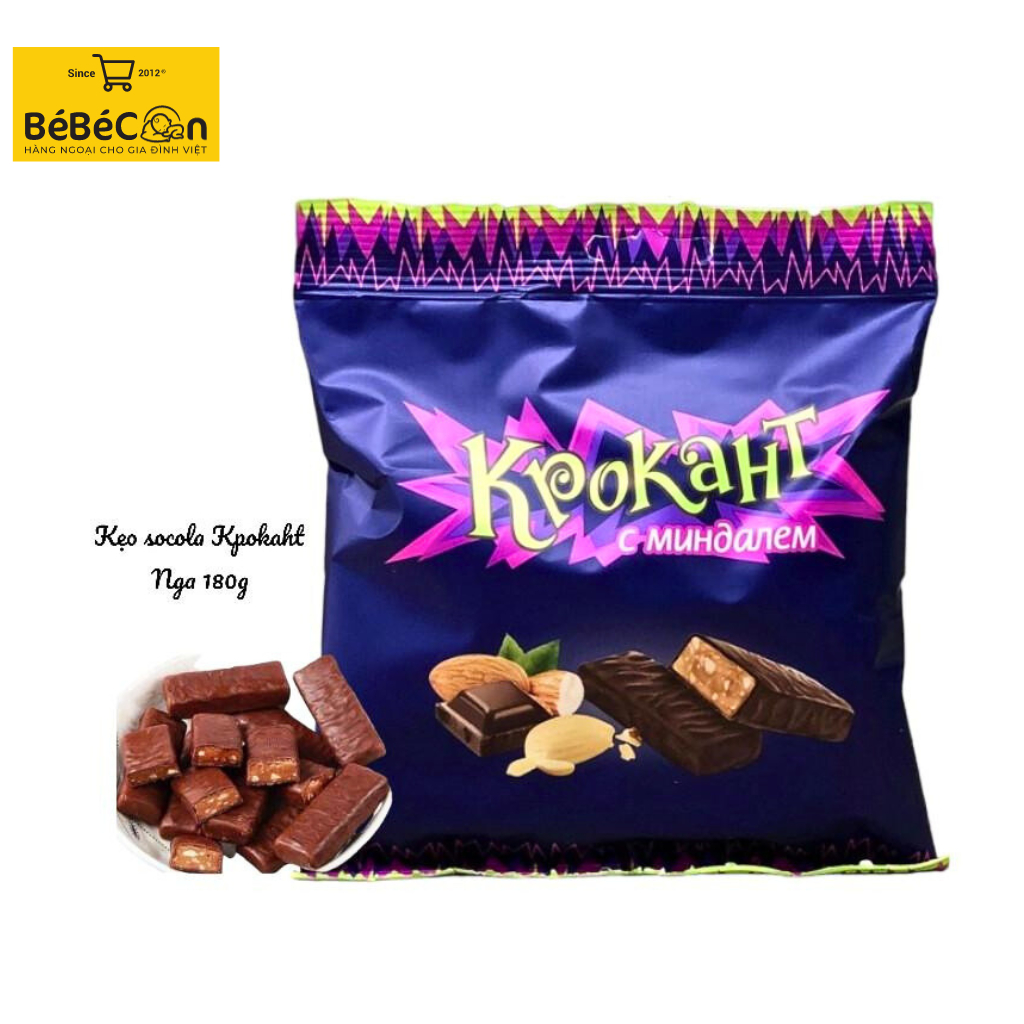 Kẹo Socola Hạnh Nhân Kpokaht Nga Hàng Chuẩn Loại Ngon Túi Nhỏ Và To | Shopee Việt Nam