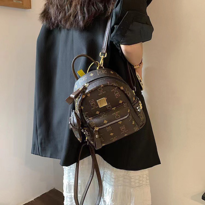 Balo da mini gấu dễ thương hàng Quảng Châu cao cấp | Shopee Việt Nam