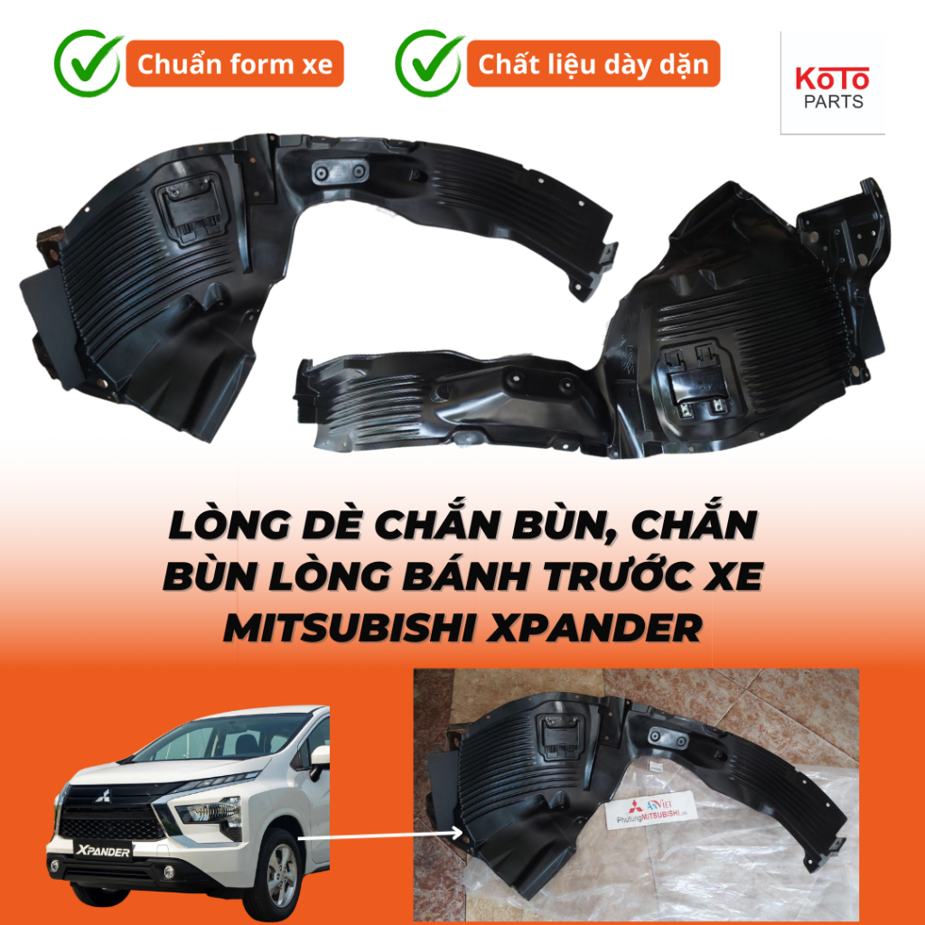 Chắn bùn Lòng dè, Chắn bùn Lòng bánh xe Mitsubishi Xpander và Xpander ...