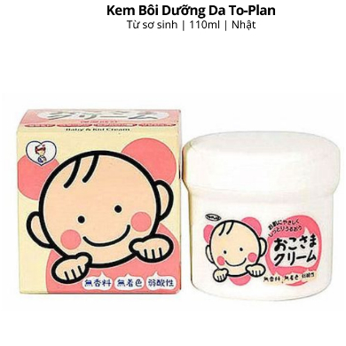 Kem Dưỡng Da Cho Bé ToPlan 110g Nhật Bản - MiO Hàng Nhật Nội địa