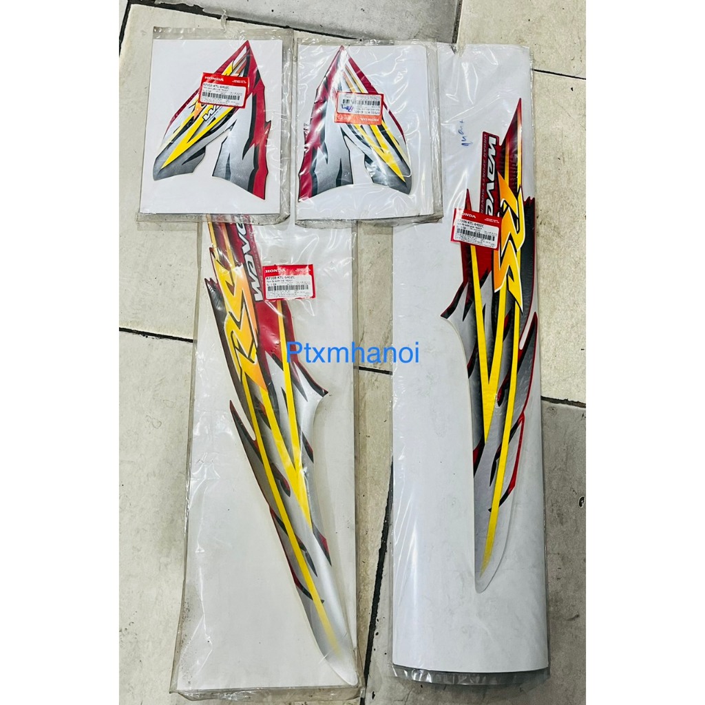 Bộ Tem Honda Wave RS 100 Chính Hãng | Shopee Việt Nam