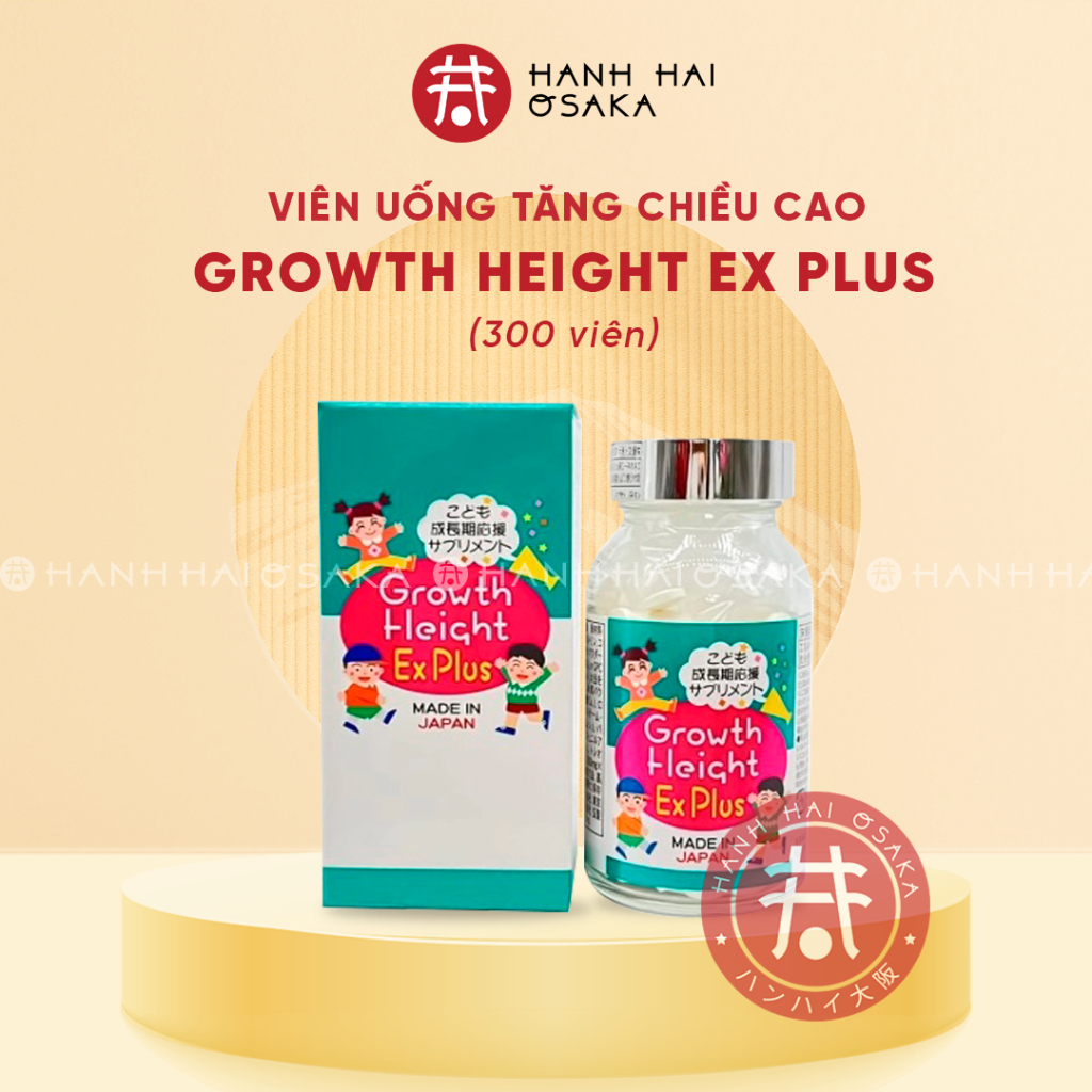 Viên uống hỗ trợ tăng chiều cao Growth Height EX Plus Nhật Bản - Lọ 300 ...