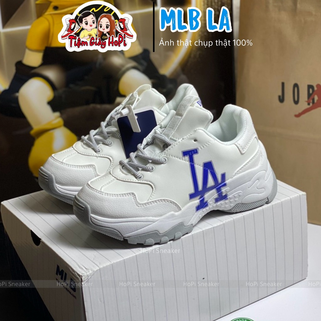 Giày Sneaker MLB LA, giày MLB Chữ LA đầy đủ hộp bill box bảo vệ I Hopi ...